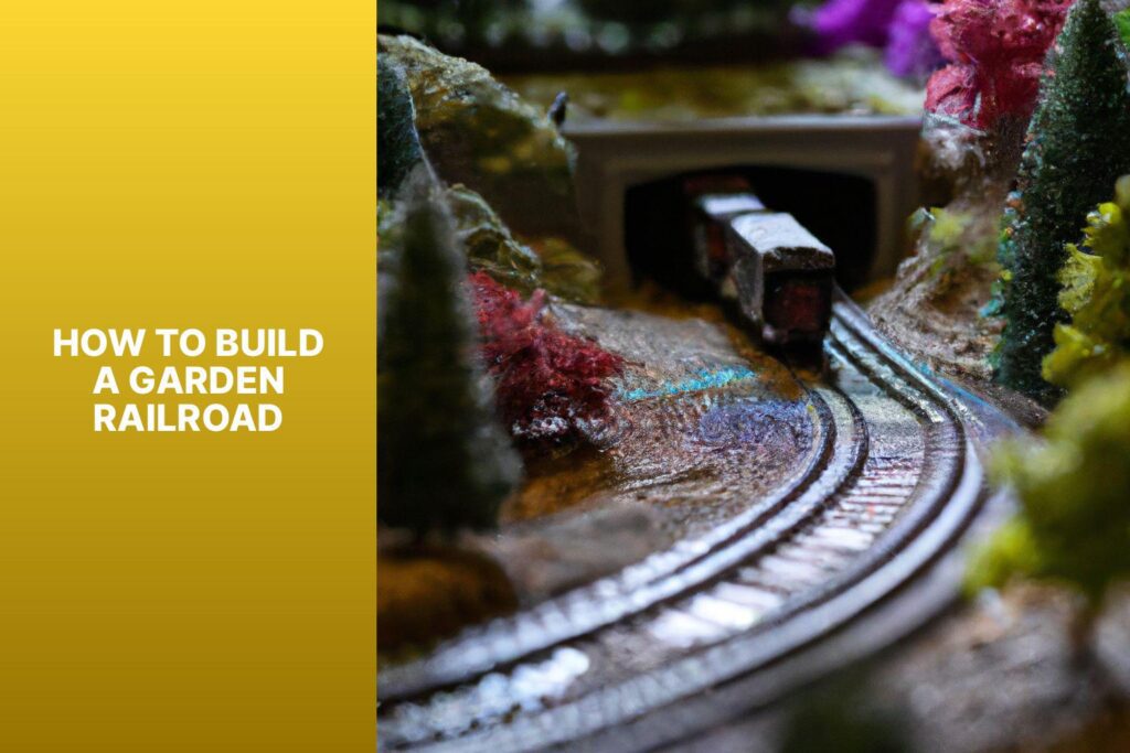 How To Build A Garden Railroad - Gardening Gains