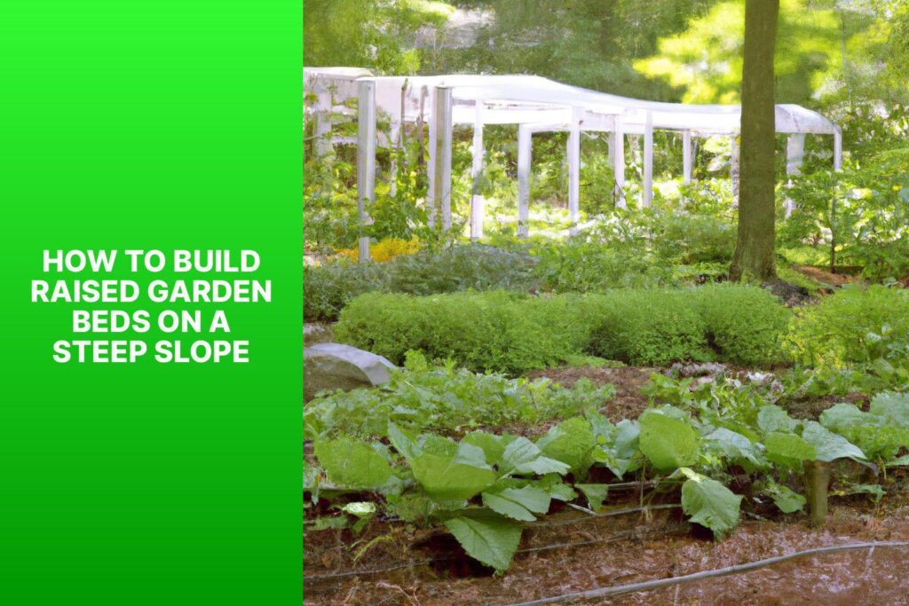 How To Build Raised Garden Beds On A Steep Slope - Gardening Gains