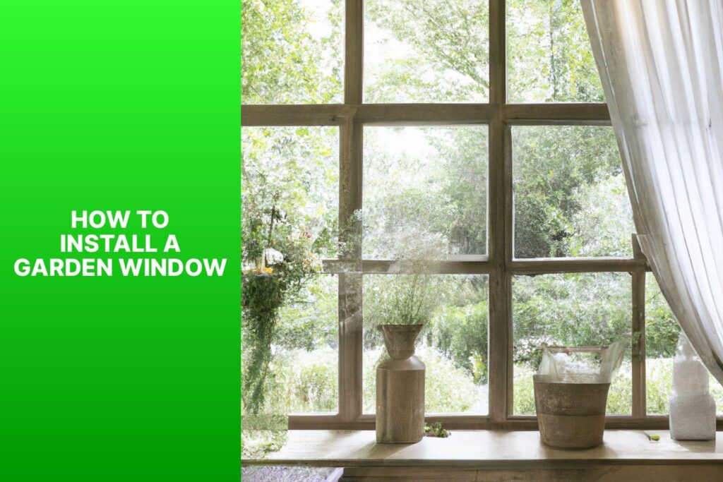 How To Install A Garden Window - Gardening Gains